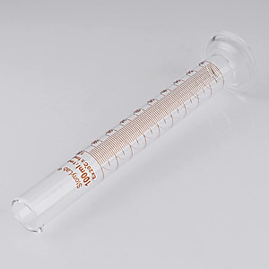StonyLab 3-Pack Borosilicate Glass 100ml Heavy Wall Graduated Cylinder Measuring Cylinder, 100ml