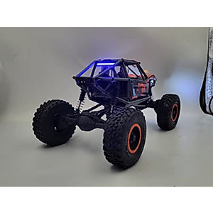 Palumma RC LED Rear Light Bar Kit for AXIAL Rear Lights Bar RC LED Headlight Taillight for AXIAL 1/18 UTB18 CAPRA RC LED Lights Upgrade Parts (BLUE)