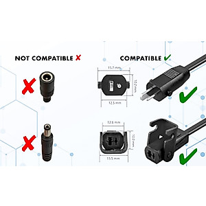 Power Supply Cord for Recliner and Lift Chair - Replacement Wall Power Supply Transformer for Limoss, Electric Power Recliners or Adjustable Bed by IdeaEuropa