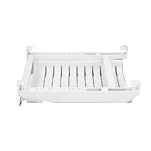 BORDSTRACT Refrigerator Zip Lock Bag Storage Organizer, Plastic Hanging Sliding Rail Storage Rack for Easy Access Zipper Food Bag