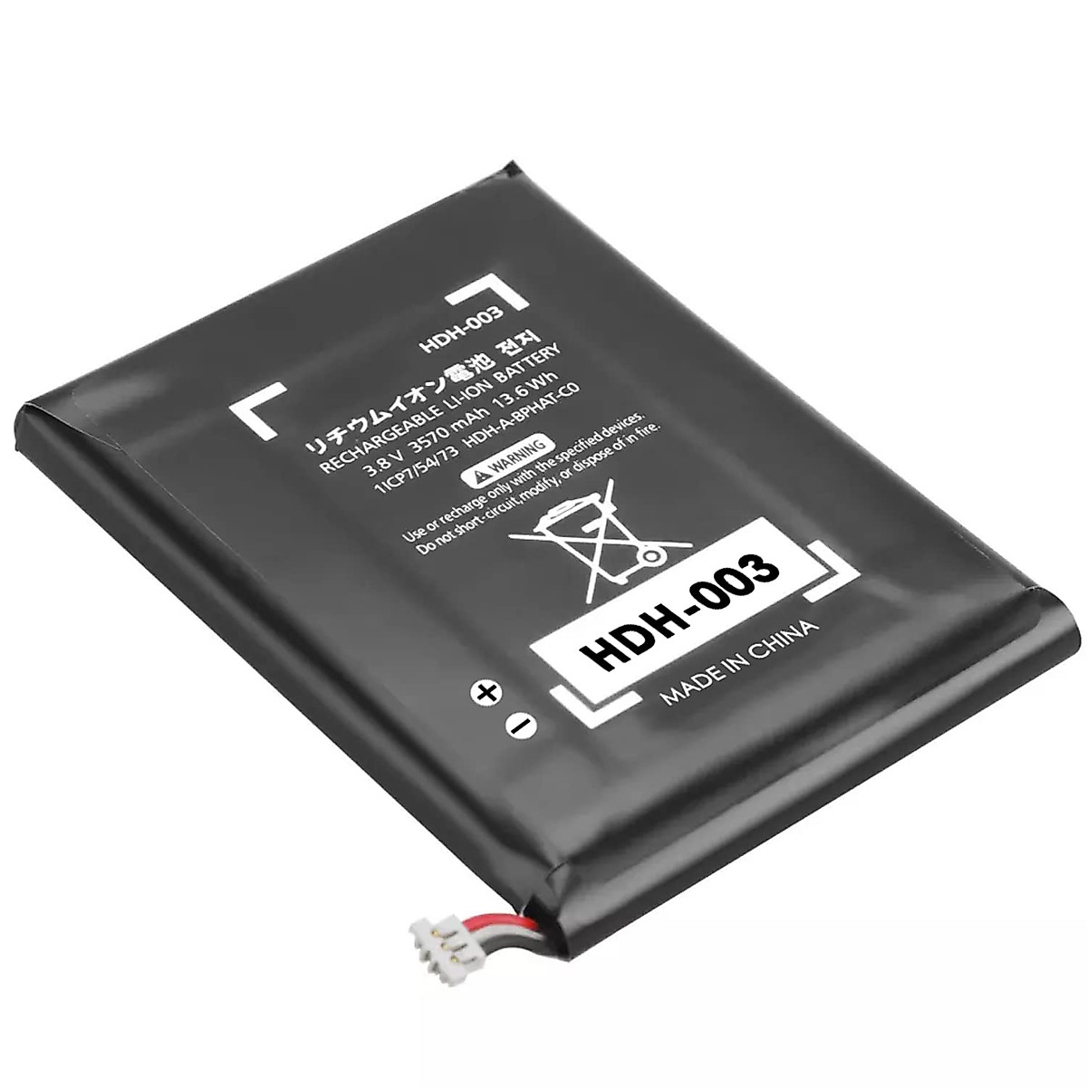 Pickle Power Switch Lite Battery, HDH-003 Battery Replacement for Switch Lite HDH-001 Game Console with Tool Set