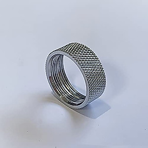 2pcs Brass Faucet Adapter, 22mm Female to 24mm Female Thread, Tap Aerator Connector for Sink Faucet Aerator Water Purifier Adapter Aerator