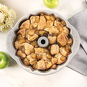 USA Pan Bakeware Nonstick Fluted Tube Cake Pan, Aluminized Steel 10-Inch