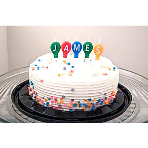 Personalize with Unique Balloon Birthday Candles | Spell The Guest of Honors Name | Letters A to Z | Wax Candles