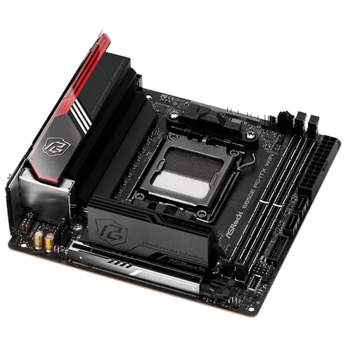 ASRock B650E PG-ITX WiFi AMD Ryzen 7000 Series CPU Compatible (Soket AM5) B650 Mini-ITX Motherboard