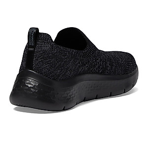 Skechers Women's Go Flex-Sky Breeze Casual Slip On Walking Sneaker, Black, 7.5