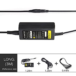 DC 12V 5A Power Supply Adapter with 8 Splitter Power Cable for Security Camera CCTV DVR Surveillance System