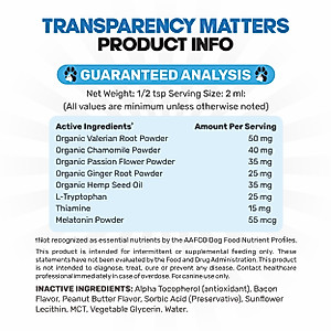 Dog Anxiety Relief - Faster Absorption Than Hemp Calming Chews for Dogs - Dog Calming Chews Alternative - Hemp Oil and Melatonin for Dogs - Liquid Dog Calming Treats for Thunder, Fireworks, Sleep Aid