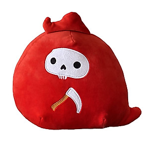 LONELY DOG 12 inches Plush Toys,Cute Ghost Pillow Stuffed Animal Plush Toy 3D Ghost Pillow Pillow Soft Lumbar Back Cushion Plush Stuffed Toy Gifts for Children