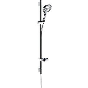Hansgrohe 27667000 Raindance Select S Set 120 3jet Shower Rail 90 cm Kitchen & Bath Fixtures, 3 Sprays + PowderRain, Chrome