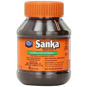 Sanka Decaf Instant Coffee (4 oz Jars, Pack of 6)