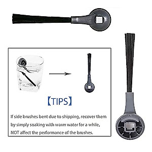 Sionlan 10 Pack Side Brushes Replacement Part Compatible with Shark ION Robot IQ R101AE (RV1001AE), IQ R101 (RV1001), RV1000 Vacuum Cleaner Accessory Parts Vacuum Cleaner Replacement Parts…