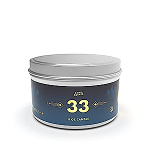 Park Scents 33 Candle - Luxury Scented Candle - Inspired by Club 33 at Disneyland - Handmade in The USA - Soy Blend | 8 oz tin
