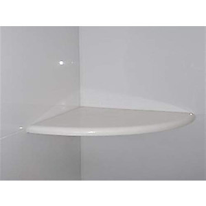 Premium Quality Pure White Thassos Marble Corner Shelf Polished 9''