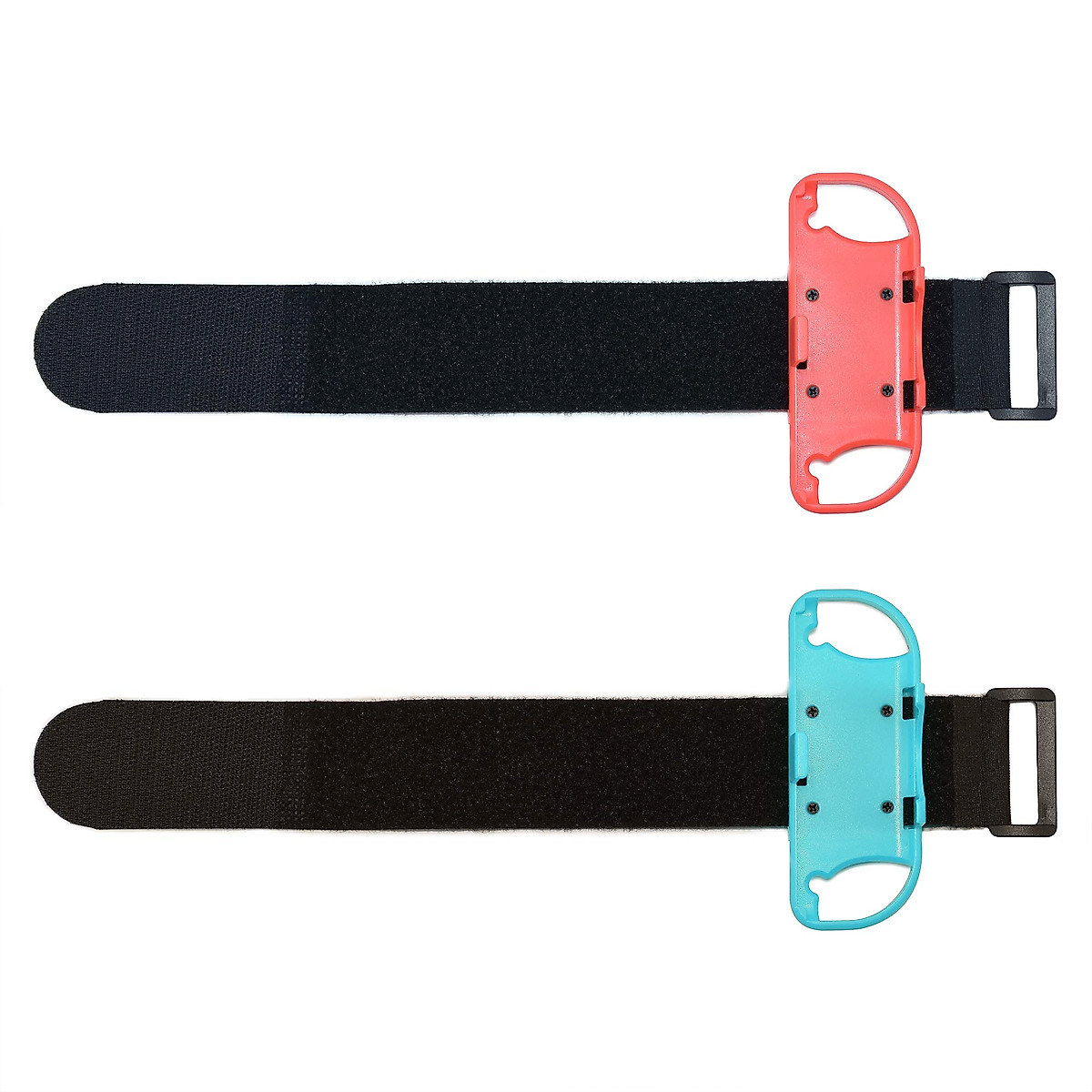 (2 Pack) Orzero Just Dance Adjustable Wristbands Set Compatible for Ring Fit Adventure Switch Joy-Con Controllers Gamepad with Hook&Loop Strap