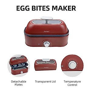 Aoruru Electric Egg Bites Poacher Maker Cupcake Maker