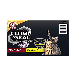 Arm & Hammer Clump & Seal Litter, Multi-Cat Litter 38 lb.