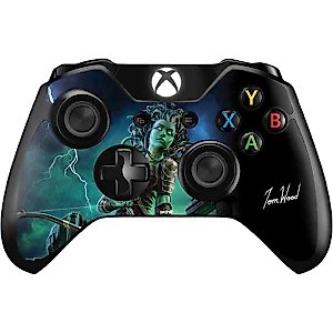 Skinit Decal Gaming Skin Compatible with Xbox One Controller - Officially Licensed Tate and Co. Medusa Design