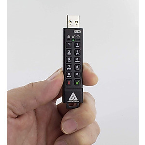 Apricorn 128GB 256-Bit AES XTS Hardware Encrypted Secure USB 3.0 Memory Key (ASK3-NX-128GB)