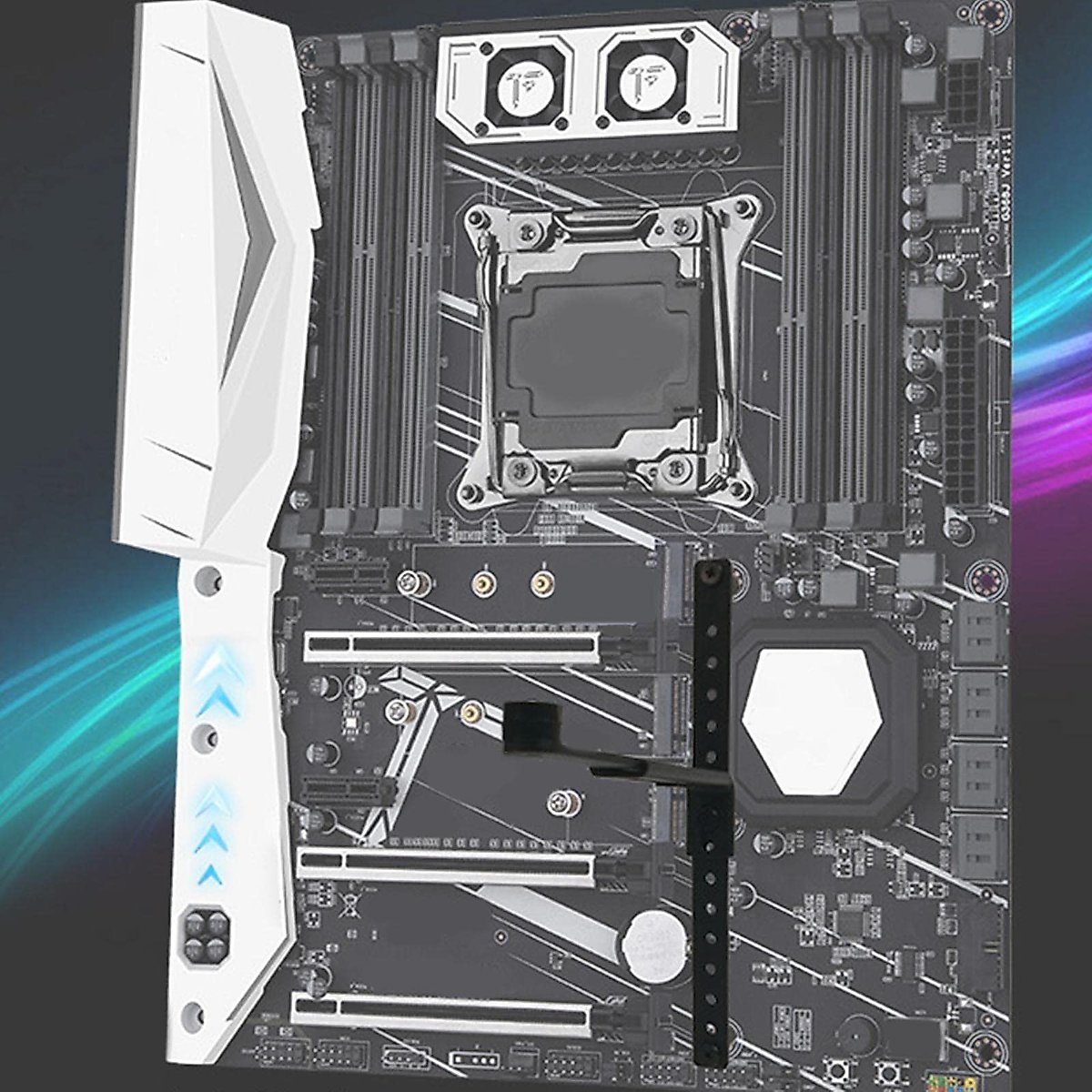 Kesoto Computer Graphics Card GPU Holder Adjustable Black Verticle Stick Mount Vertical GPU Sag Stand Bracket Support Stand for ATX E-ATX