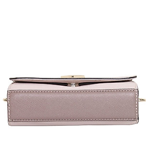 GUESS Ynes Mini Top Handle Flap, Mauve Multi