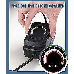 Chafing Dishes Food Warmers, Tower Buffet Server Alcohol and Electric Heating Party Hot Trays, 9L Chafing Dishes with Visual Lid for Keep Food Warm, Adjustable Temperature (B)