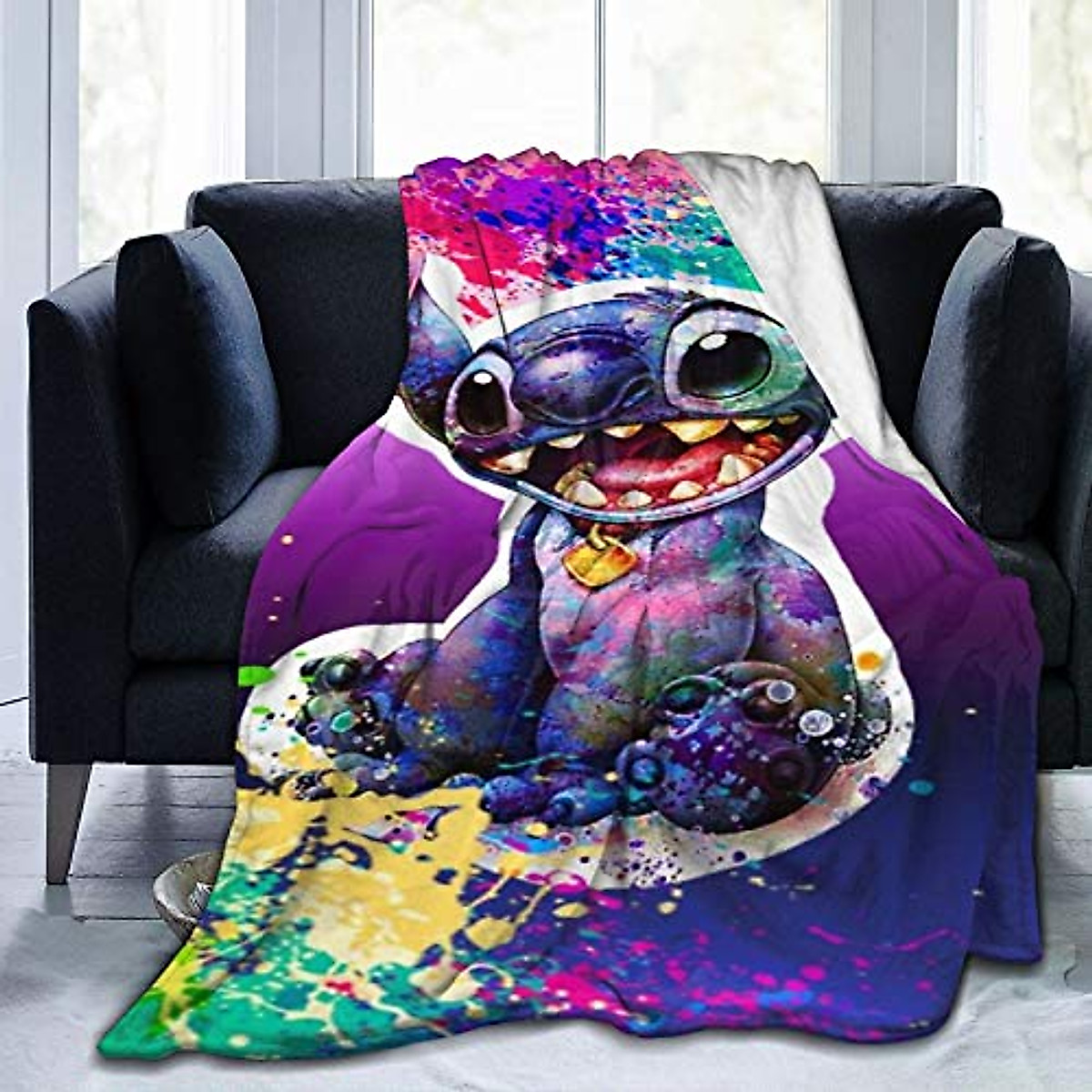 UGTQEYD Cute Blanket Flannel Throw Blankets Bed Blanket Lightweight Decorative Living Room 50"X40"