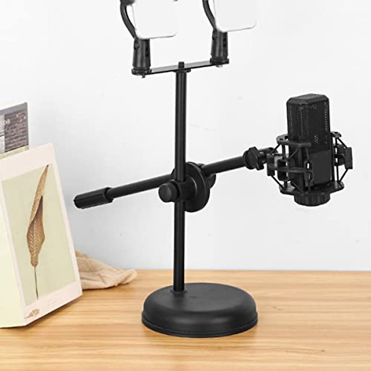 ERINGOGO 6 pcs camera desk mount wireless mic holder Multifunctional Buckles tabletop mic stand Mic Arm Clamps boom arm Photography Mic Stand Accessories sax mic clip Telephone tripod abs