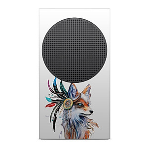 Head Case Designs Officially Licensed Pixie Cold Fox Art Mix Vinyl Sticker Gaming Skin Decal Cover Compatible With Xbox Series S Console and Controller Bundle