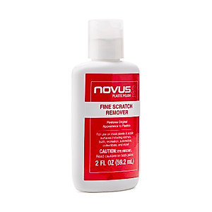 NOVUS 7033 | Plastic Clean & Shine | Fine Scratch Remover #2 | 2 Ounce Bottle
