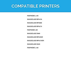 LD Compatible Toner Cartridge Replacement for Canon 104 (Black, 3-Pack)