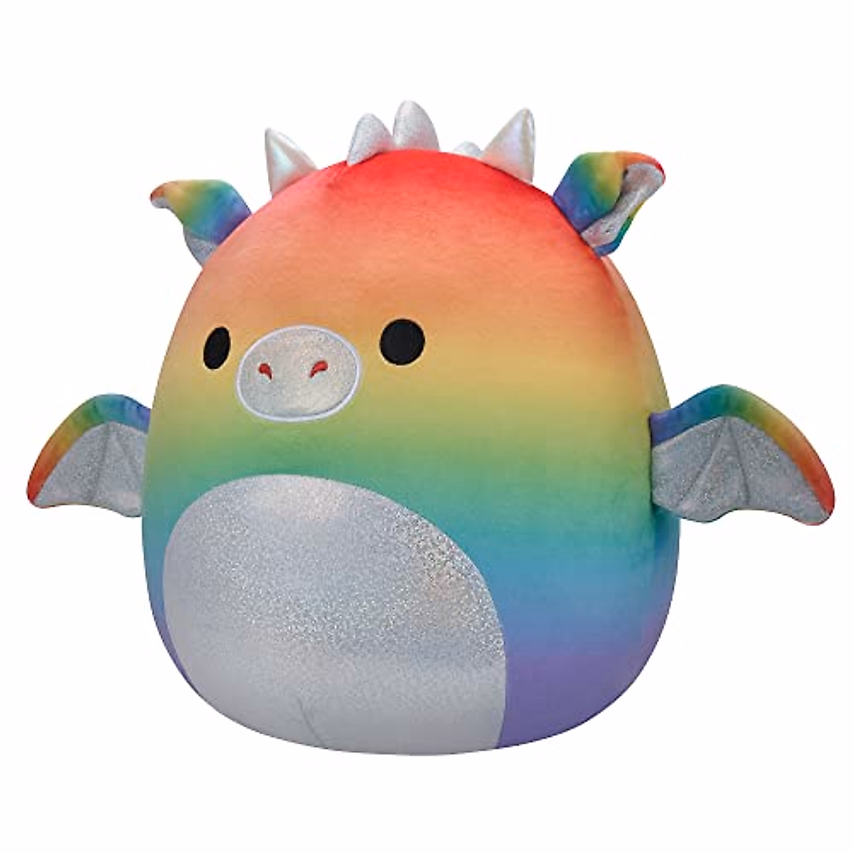 Squishmallows 12-Inch Calypsa Pride Rainbow Dragon - Medium-Sized Ultrasoft Official Kelly Toy Plush