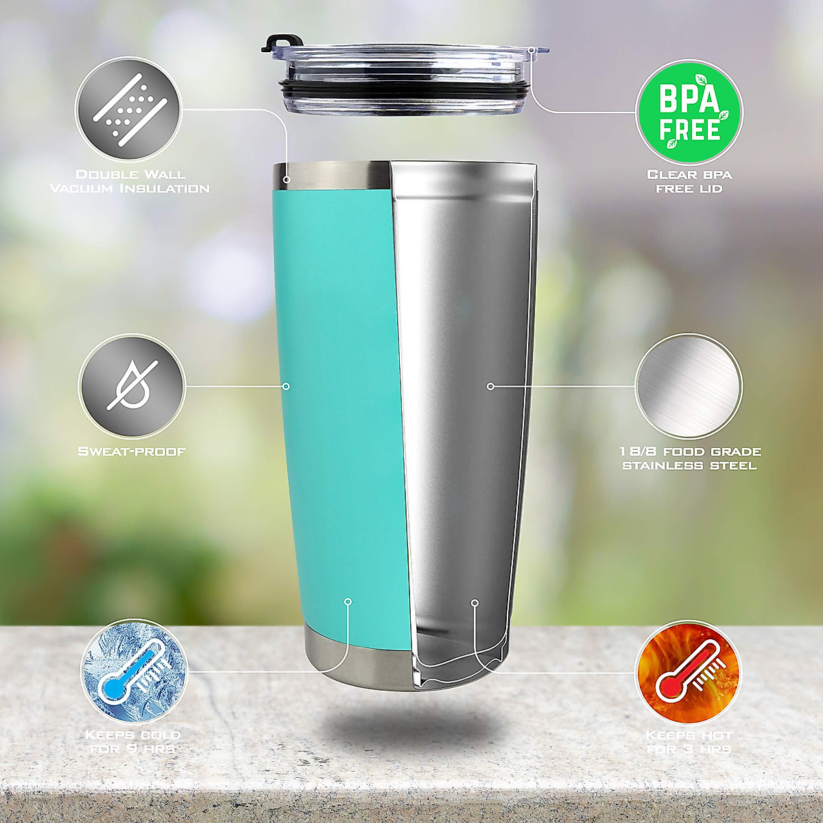Best Mom Ever-Gift for Mom for Christmas, 20 Ounce Stainless Steel Tumbler