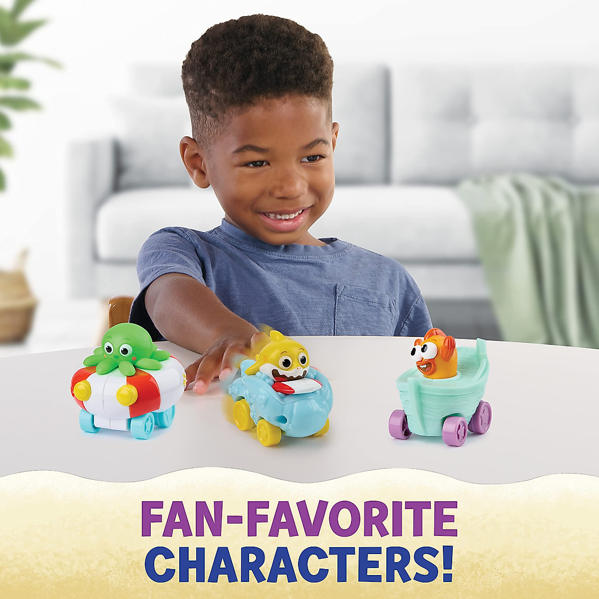 Pinkfong Baby Shark Baby Shark's Big Show! Speedy Sea Vehicle 6-Pack