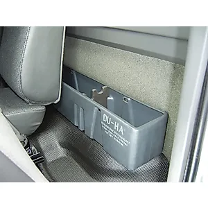 DU-HA Behind-the-Seat Storage Fits 99-07 Chevrolet/GMC Silverado/Sierra Regular Cab, Black, Part #10026