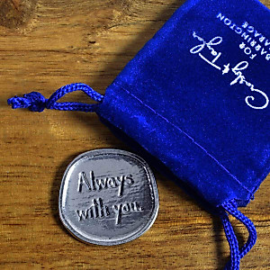 Crosby & Taylor Angel Always with You Pewter Sentiment Coin