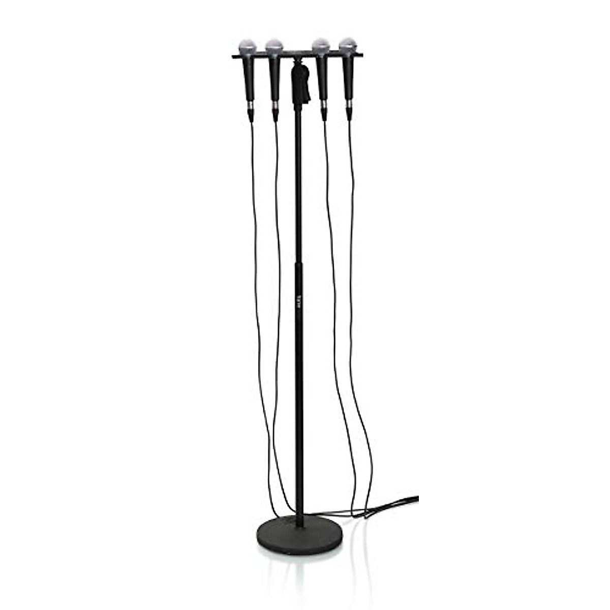 Gator Frameworks Multi Holder Stand Attachment Holdsup to (4) Microphones Wired or Wireless (GFW-MIC-4TRAY)