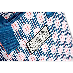 KAVU Takeout Tote XL Insulated Tote Grocery Cooler Bag -Hazy Impressions