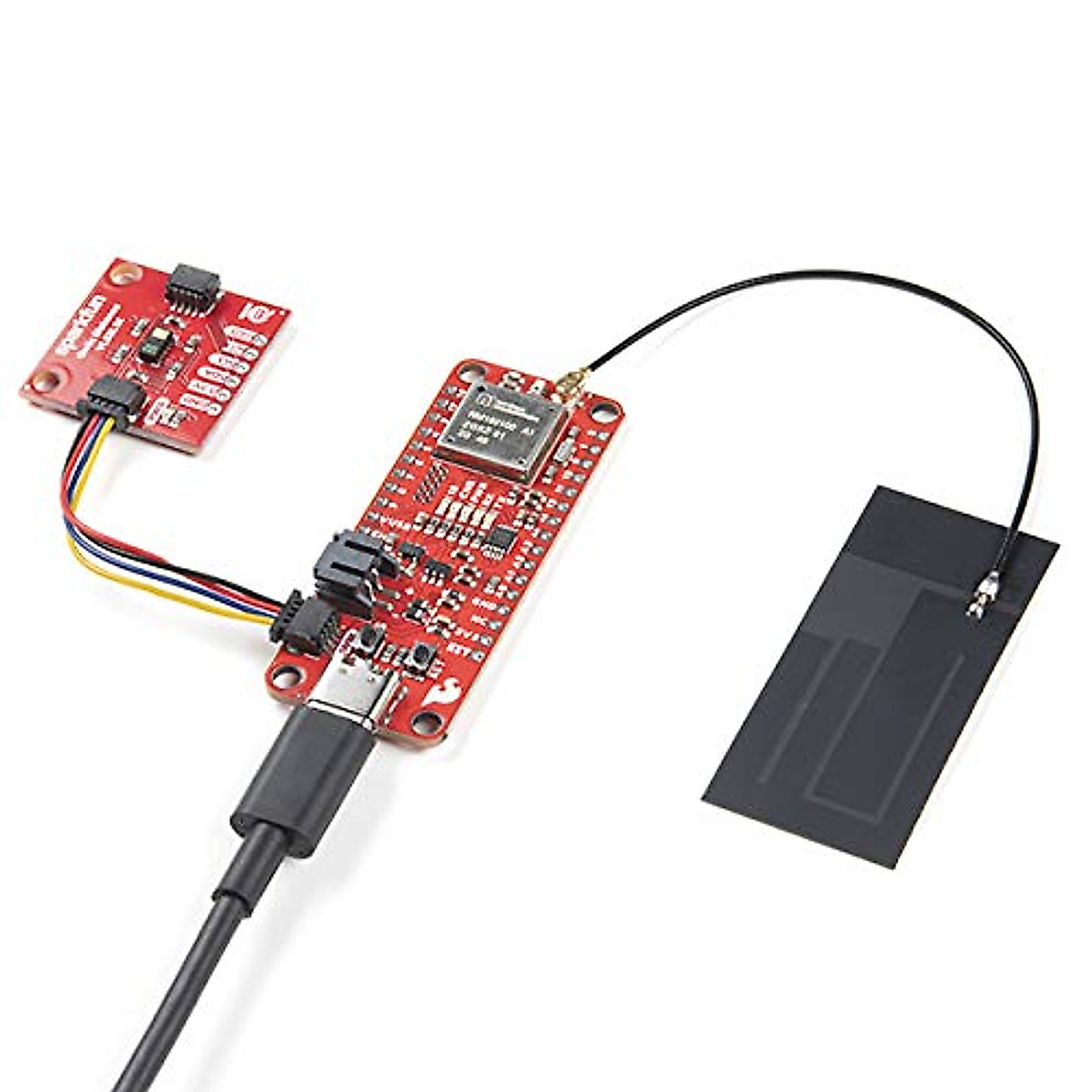 SparkFun Compatible with LoRa Thing Plus - expLoRaBLE-NM180100 System in Package(SiP)-Ambiq Apollo3 microcontroller-Includes Semtech SX1262 LoRa transceiver-Supporting 868MHz & 915MHz Bands & BLE