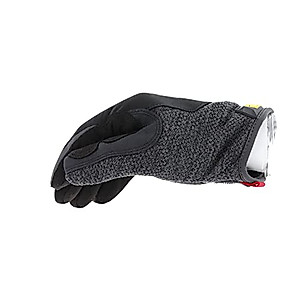 Mechanix Wear: ColdWork Original Winter Work Gloves with Secure Fit, Equipped with 40g 3M Thinsulate, Wind + Water Resistant, Touch Capable Winter Gloves, For Mild Cold Weather (Black/Gray, Large)