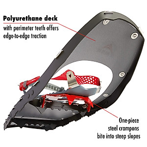 MSR Lightning Ascent Backcountry & Mountaineering Snowshoes with Paragon Bindings, 25 Inch Pair, Cobalt Blue