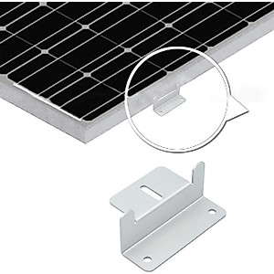 AUECOOR Mount Mounting Set Solar Panel Z Bracket RV Boat Off Grid