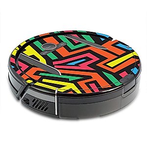MightySkins Skin Compatible with Shark Ion Robot R85 Vacuum Minimum Coverage - Hyper | Protective, Durable, and Unique Vinyl wrap Cover | Easy to Apply, Remove, and Change Styles | Made in The USA