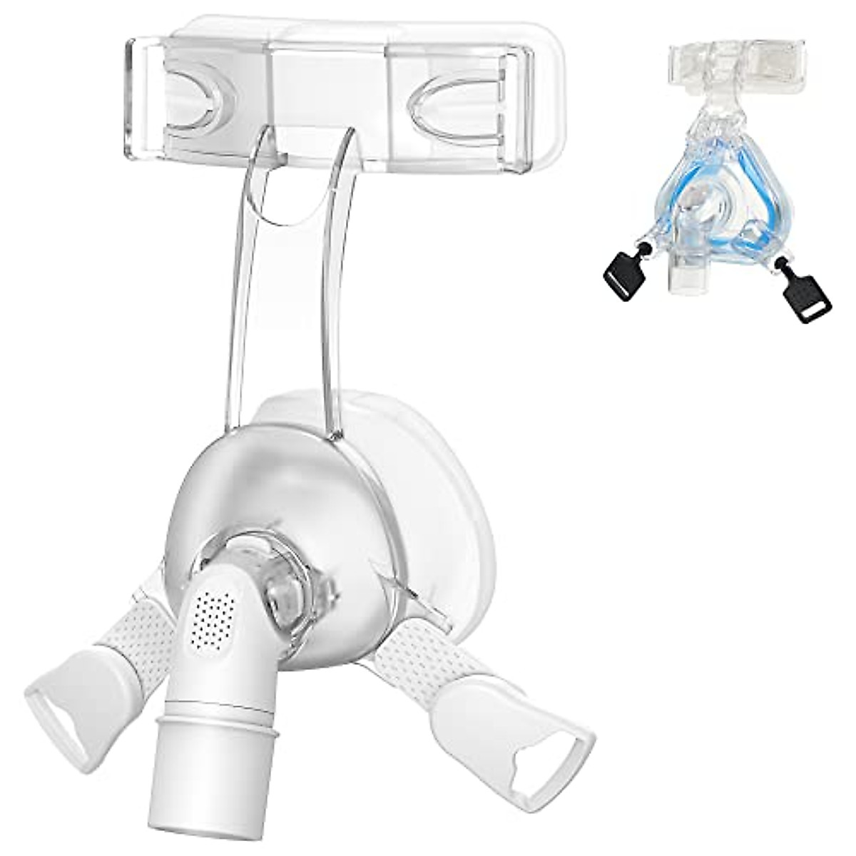 Improved Replacement Frame/Cushion for Comfort G_el Blue, Includes Small Nasal Cushion, Clips & Elbow, Frame(No Headgear), Fits snugly Full Air Seal, Easy Cleaning, Supplied by MEDICOLOR
