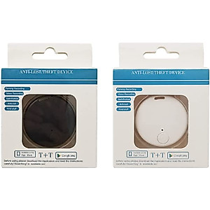 Mini Item Finder, Dog GPS Tracking Device, No Monthly Fee App Locator, 2023 Upgraded Portable Bluetooth Intelligent Anti-Lost Device for Luggages/Kid/Pet Bluetooth Alarms (1Pack, Black)