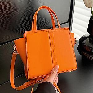 Crossbody Bags for Women Soft PU Leather Fashionable Small Tote Handbag Satchel Purses 2023