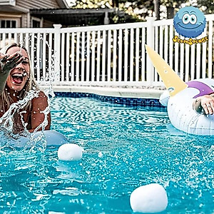 ScumSponge Scum Sponge for Hot Tub to Soak Up Oils, Original Oil-Absorbing Sponge, Alternative for Scumbug, Ball and Scum Star, Spa Cleaner Sponge for Swimming Pool, Jacuzzi and Hot Tubs, 2 Balls