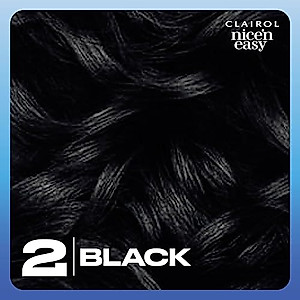 Clairol Nice'n Easy Permanent Hair Color, 2 Black