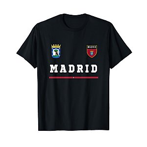 Madrid Sports/Soccer Jersey Tee Flag Football T-Shirt