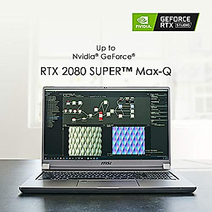 MSI Creator 17 A10SE-256 17. 3" FHD 144Hz 72% NTSC Thin Bezel, Close to 100% sRGB Creator Laptop Intel Core i7-10875H RTX2060 16GB 512GB NVMe SSD Win10PRO VR Ready